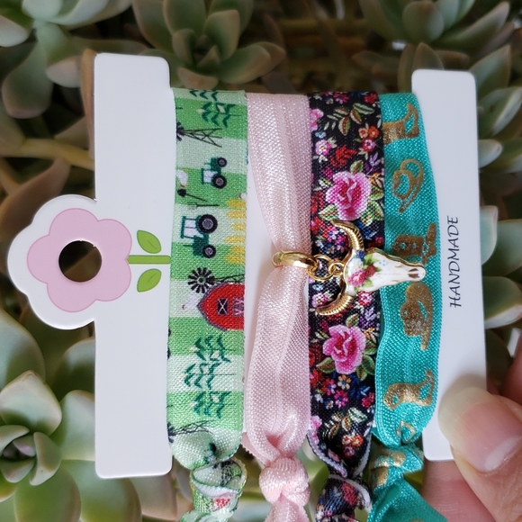 Accessories | Tractor Hair Ties Farm Ranch Barn Windmill Cowgirl Cowboy ...